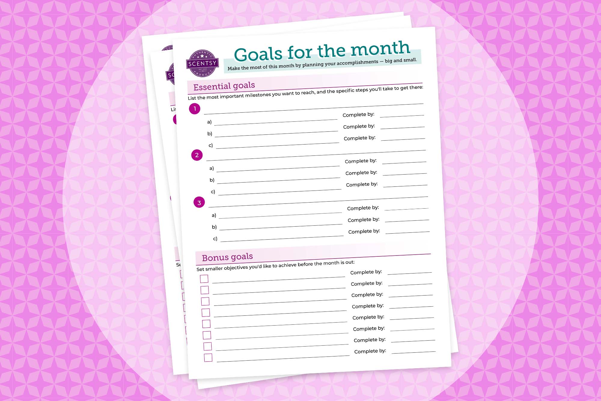 What are your goals this month? | Scentsy Blog