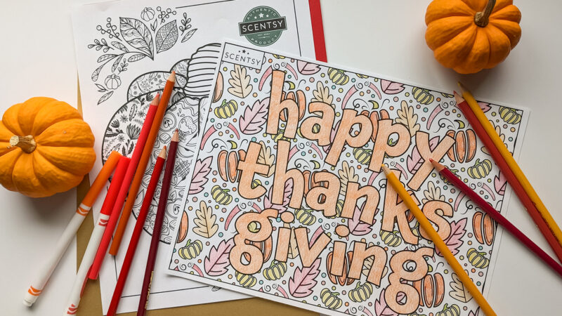 Fill your fall with Scentsy’s coloring pages for kids and adults ...