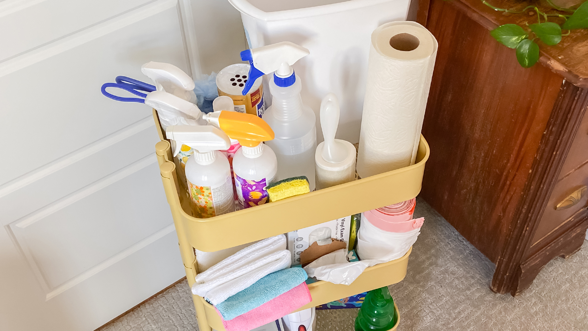 Cleaning carts: a DIY housecleaning hack | Scentsy Blog